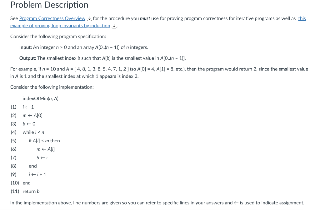 Solved Part B 7 Points Prove The Correctness Of The