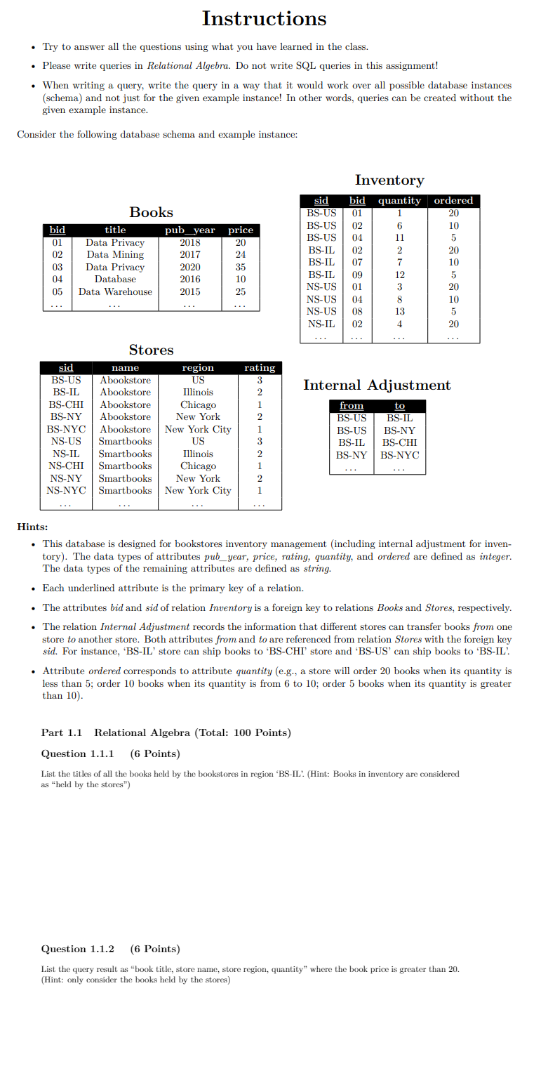 Solved Instructions • Try to answer all the questions using | Chegg.com