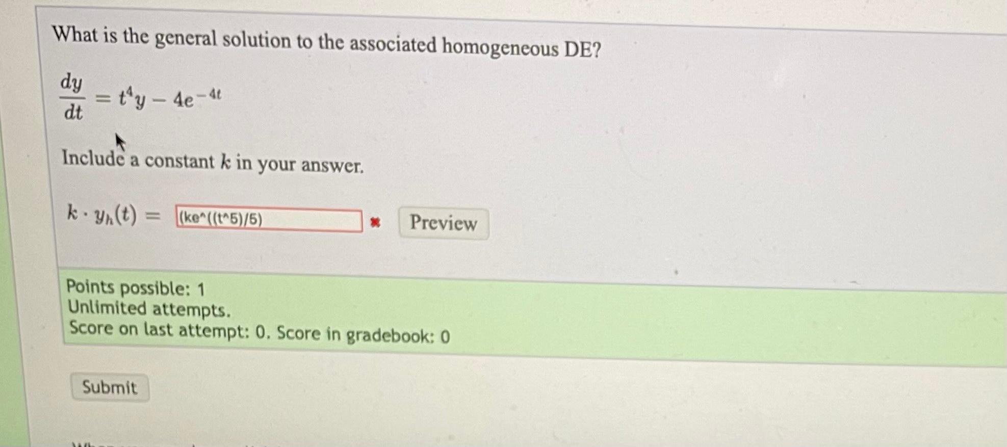 Solved What is the general solution to the associated | Chegg.com