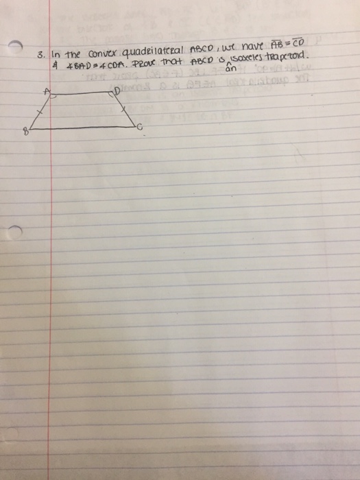 Solved In the convex quadrilateral ABCD, we have AB bar | Chegg.com