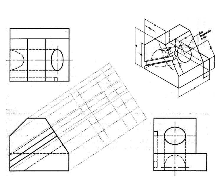 Solved In the figure below you are given three views of a | Chegg.com