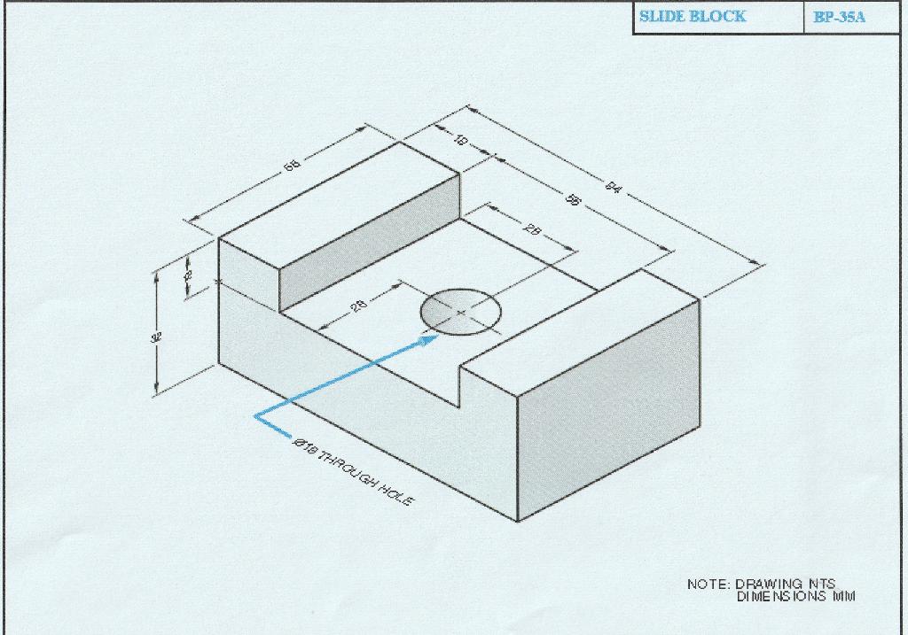 Solved how do you draw 3 views front top and right side | Chegg.com