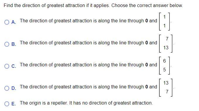 Solved Classify the origin as an attractor, repeller, or | Chegg.com Solved Classify the origin as an attractor, repeller, or | Chegg.com