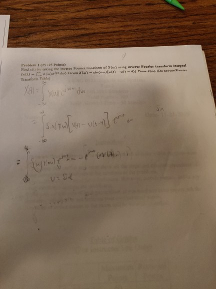 Solved Preblem 1 (25+15 Points) Find xtu by saking the | Chegg.com