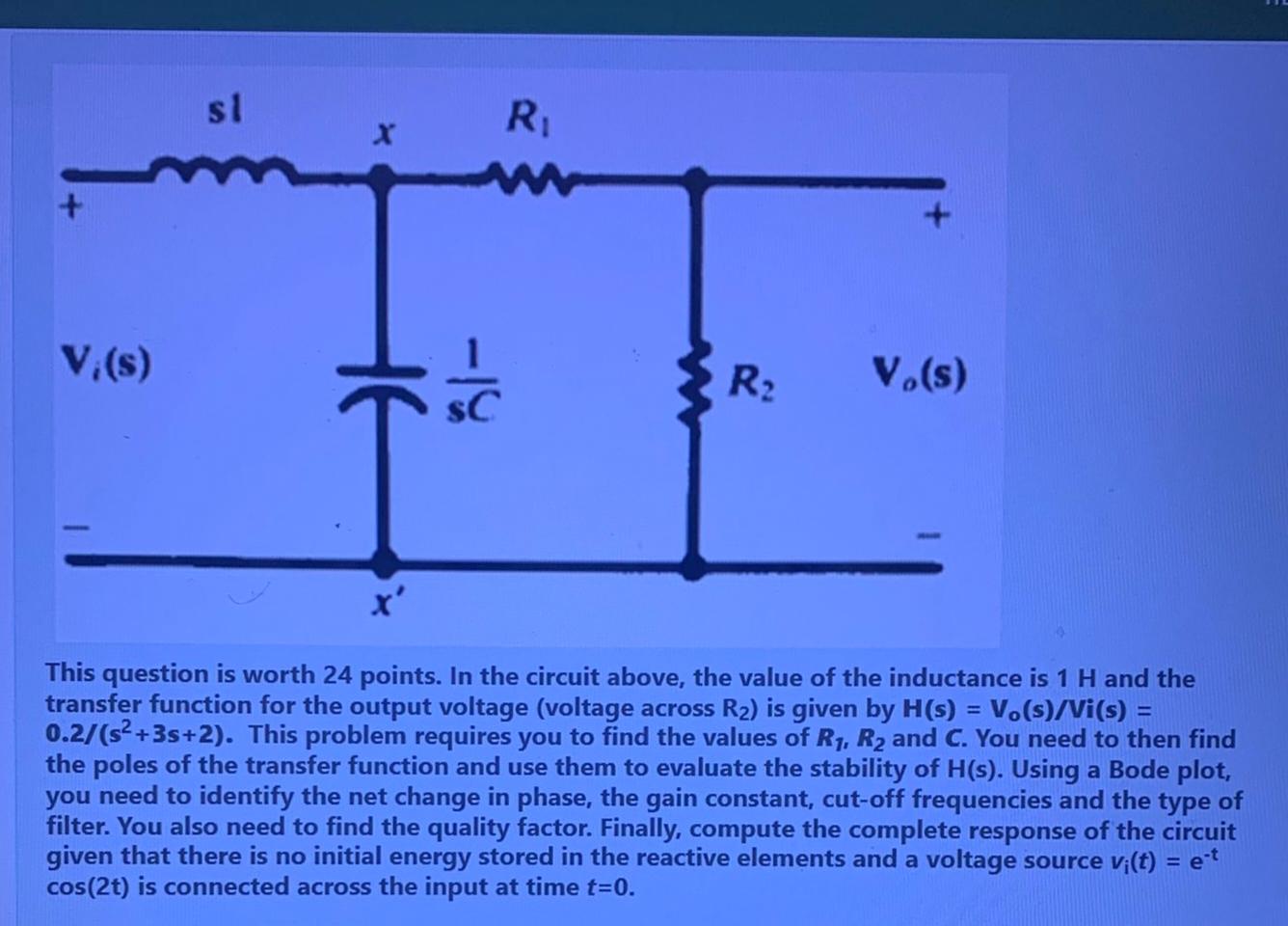 Solved This Question Is Worth 24 Points In The Circuit 