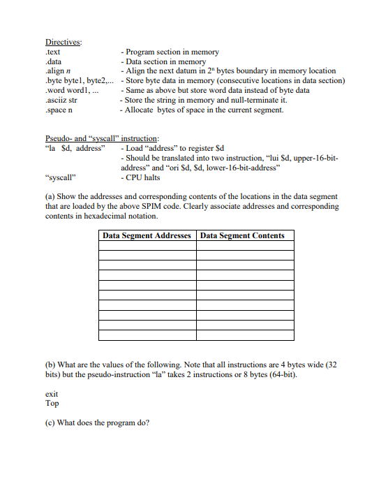 Problem 1. (RISC) List the main characteristics of | Chegg.com