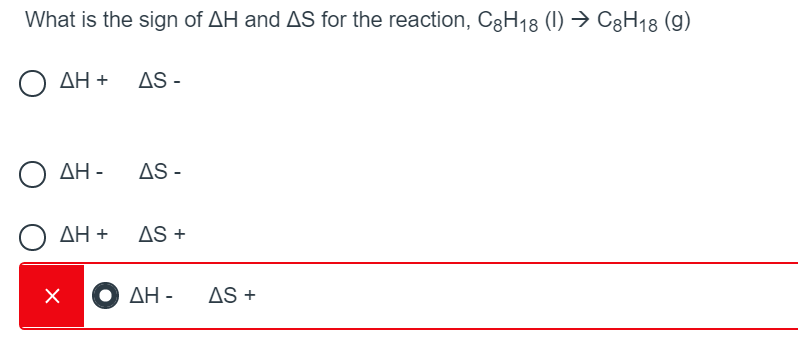 Solved Tap on the curve representing a positive [delta]H and | Chegg.com