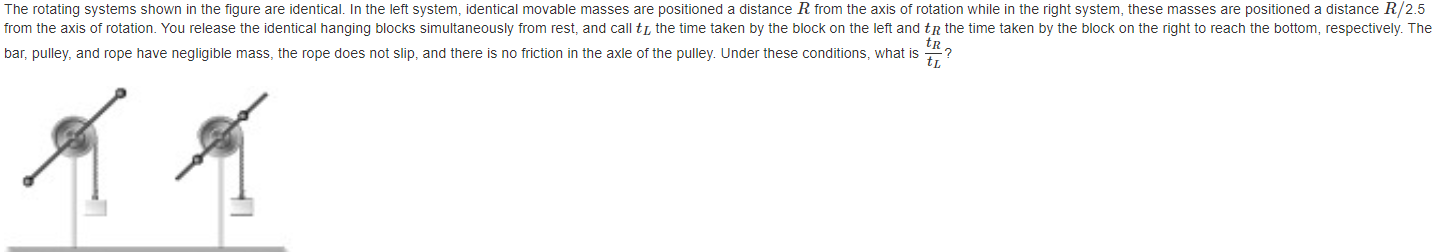 Solved The rotating systems shown in the figure are | Chegg.com