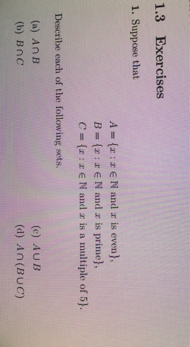 Solved Suppose That A X X Elementof N And X Is Even B 