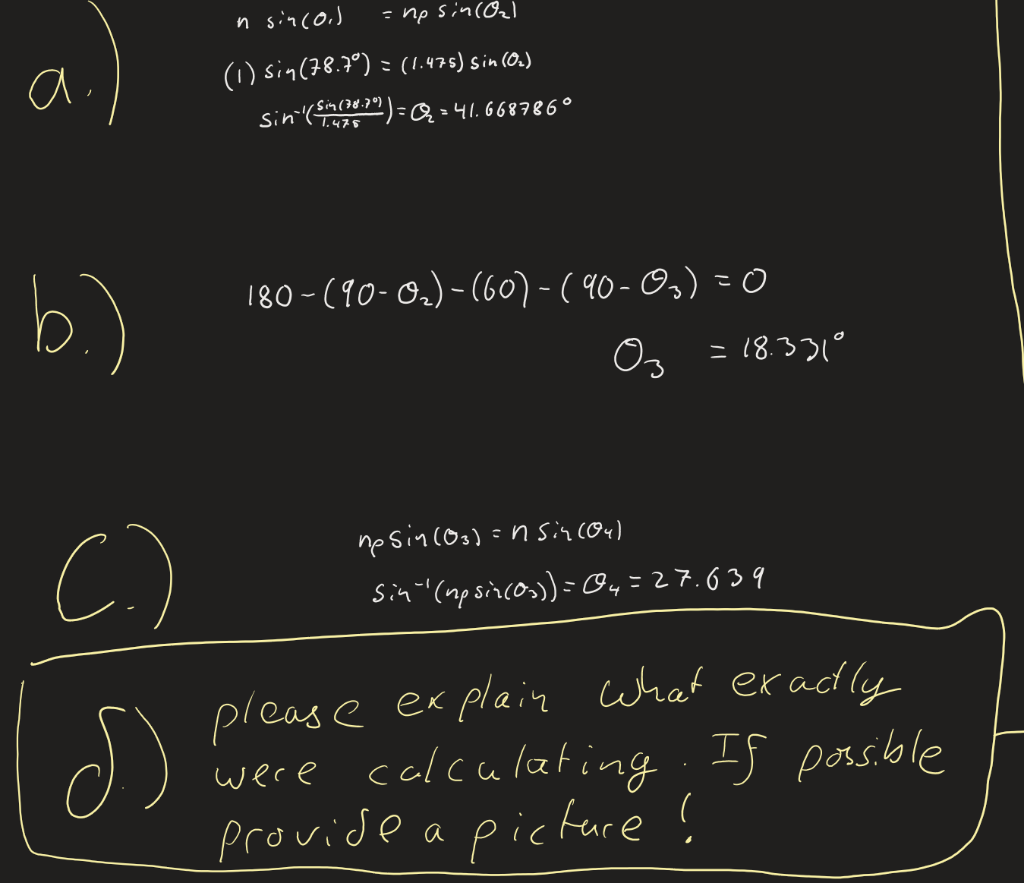 Solved fa ray of monechrameic ight is inedent on the foce of | Chegg.com