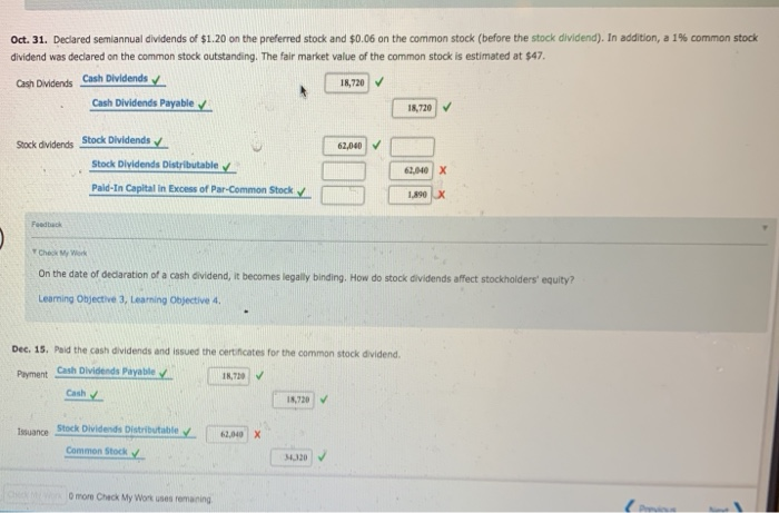 Solved Selected Dividend Transactions, Stock Split Selected | Chegg.com Solved Selected Dividend Transactions, Stock Split Selected | Chegg.com