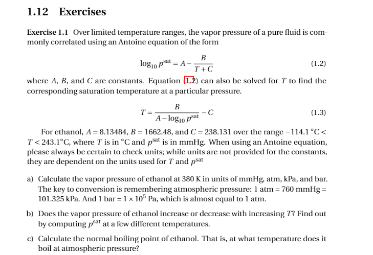Solved 1.12 Exercises sat Exercise 1.1 Over limited | Chegg.com