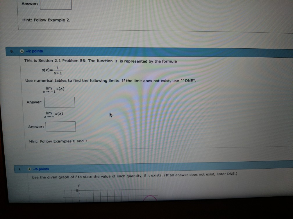 Solved Answer: Hint: Follow Example 2. 6. -12 points This is | Chegg.com