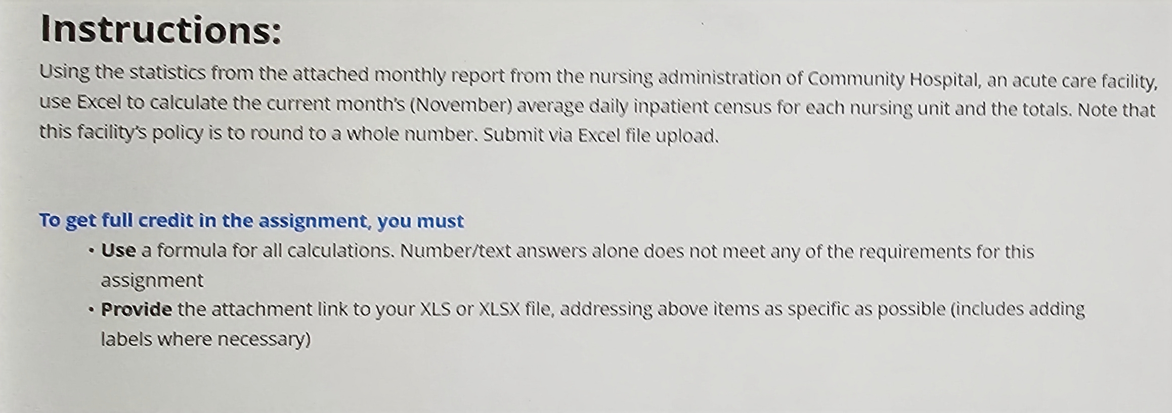 Solved Instructions: Using the statistics from the | Chegg.com
