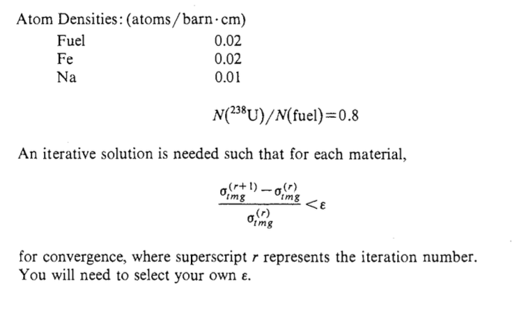 Solved Calculate the total cross sections for U,Pu,Fe,Na, | Chegg.com