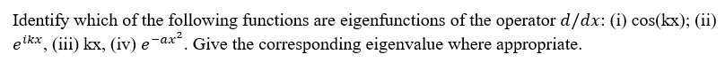 Solved Identify which of the following functions are | Chegg.com