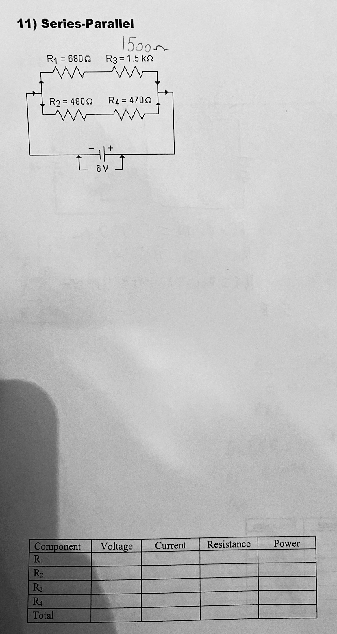 Solved 11) Series-Parallel | Chegg.com