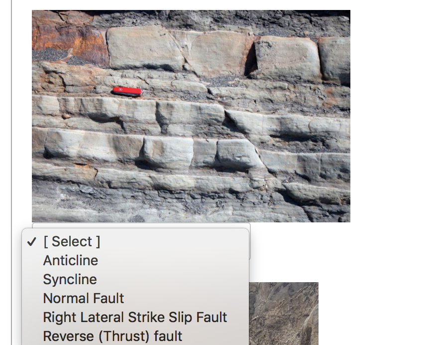 Solved [ Select ] Anticline Syncline Normal Fault Right | Chegg.com