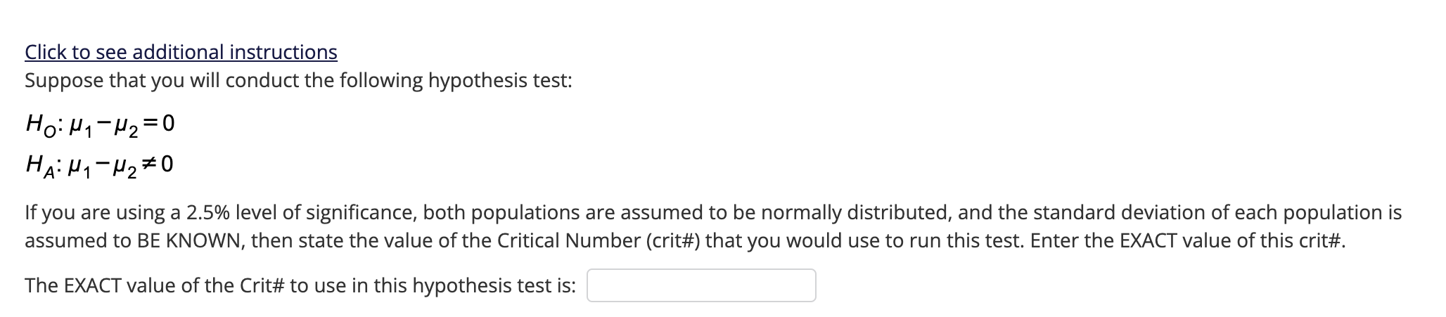 Solved Click to see additional instructions Suppose that you | Chegg.com