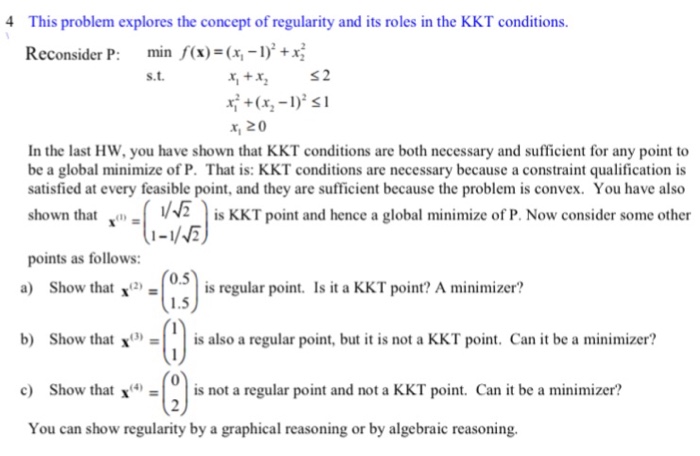 Solved 4 This problem explores the concept of regularity and | Chegg.com