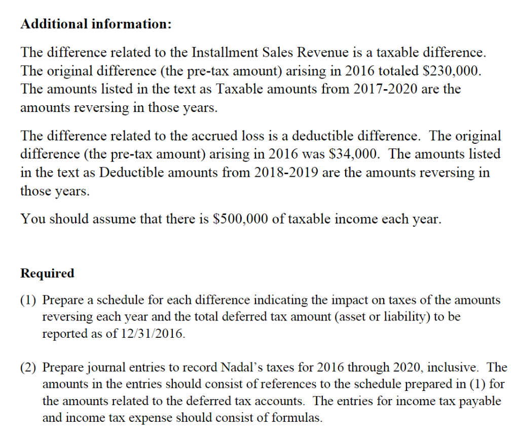 Solved E19-19 (L01,2,4) (Two Temporary Differences, Multiple | Chegg.com