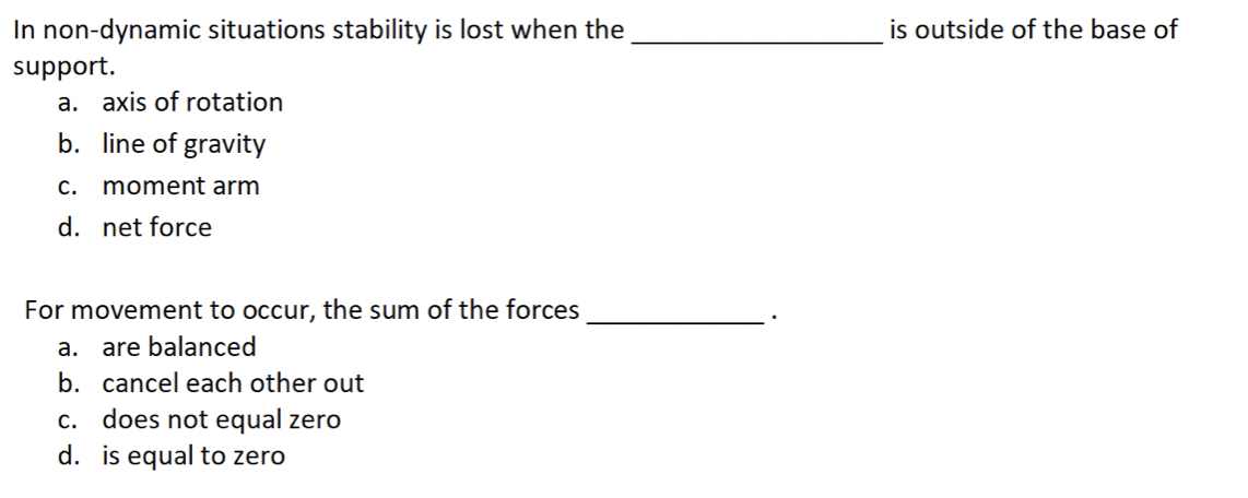 Solved is outside of the base of In non-dynamic situations | Chegg.com