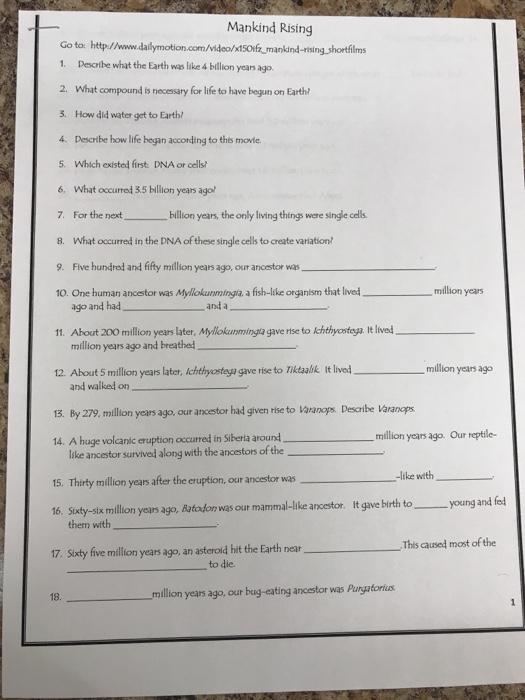 Solved Mankind Rising Go to: | Chegg.com