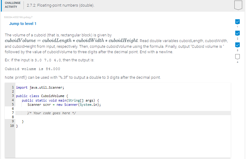 Solved 533234.4002106.qxazry?Jump to level 1The volume of a | Chegg.com