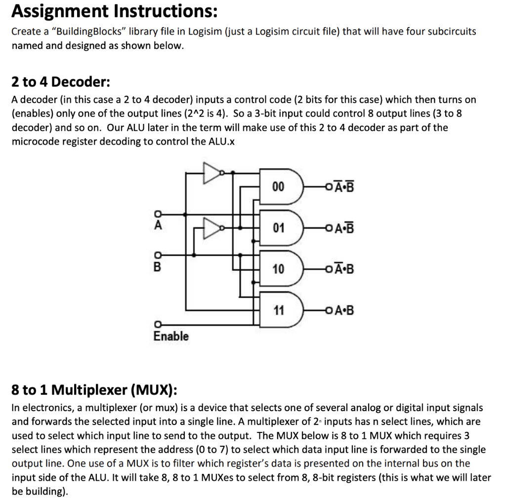 Solved Assignment Instructions: Create a "Building Blocks” | Chegg.com