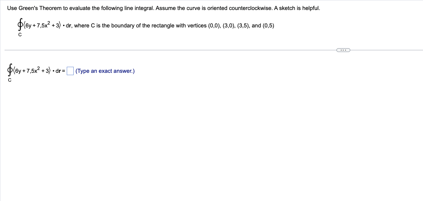 Solved Use Green's Theorem to evaluate the following line | Chegg.com