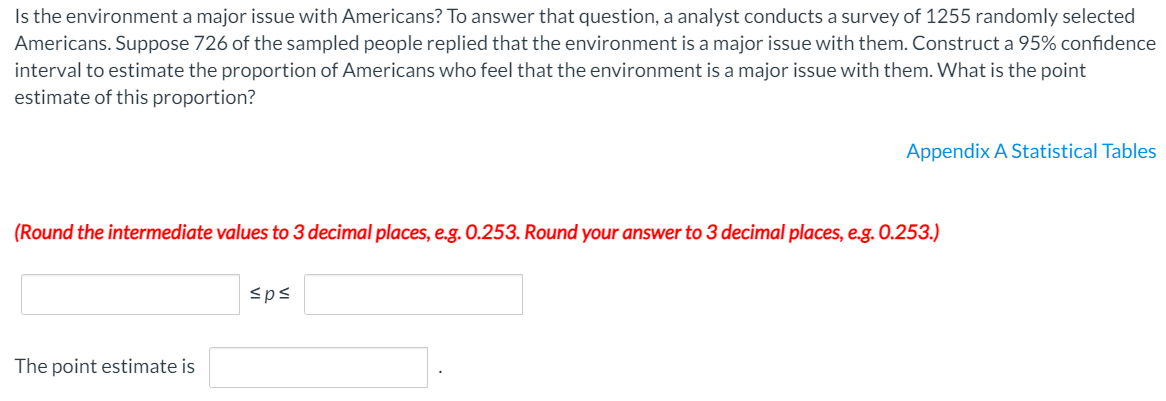 Solved Is the environment a major issue with Americans? To | Chegg.com
