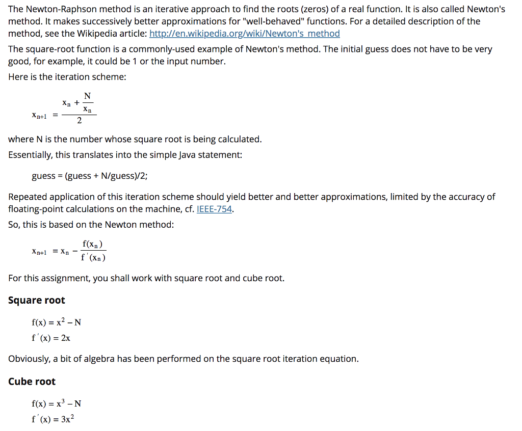 Solved public class Roots { public static double | Chegg.com
