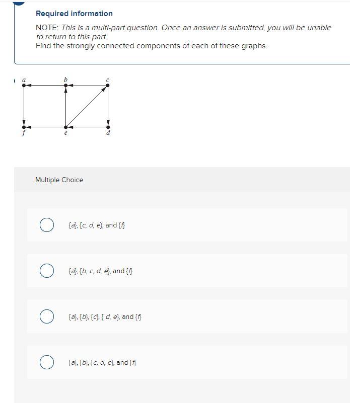 Solved Required information NOTE: This is a multi-part | Chegg.com