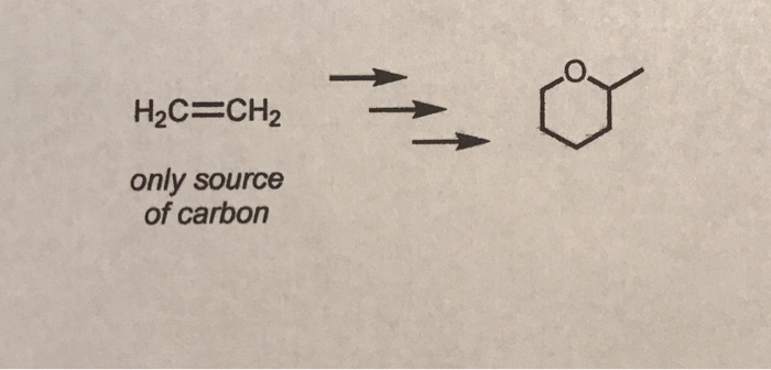 Solved H2C=CH2 H2C=CH2 = Ů only source of carbon | Chegg.com