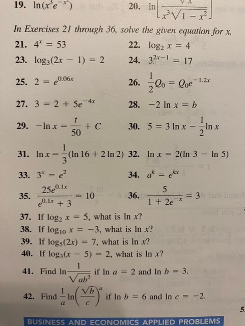 Solved In Exercises 1 and 2, use your calculator to find the | Chegg.com