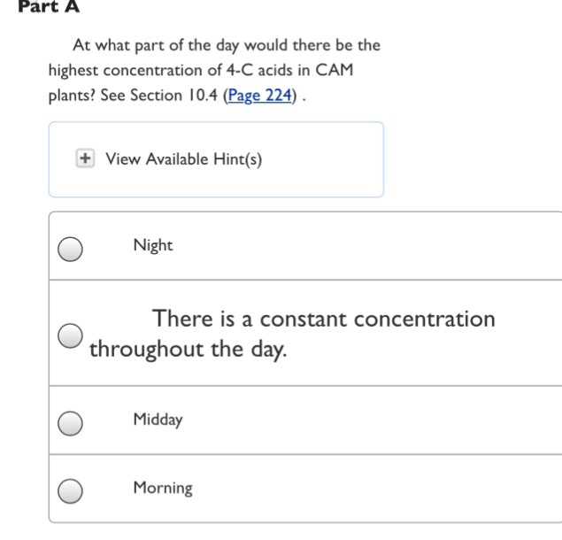 Solved Part A Predict which of a plant's macromolecules 14C. | Chegg.com Solved Part A Predict which of a plant's macromolecules 14C. | Chegg.com