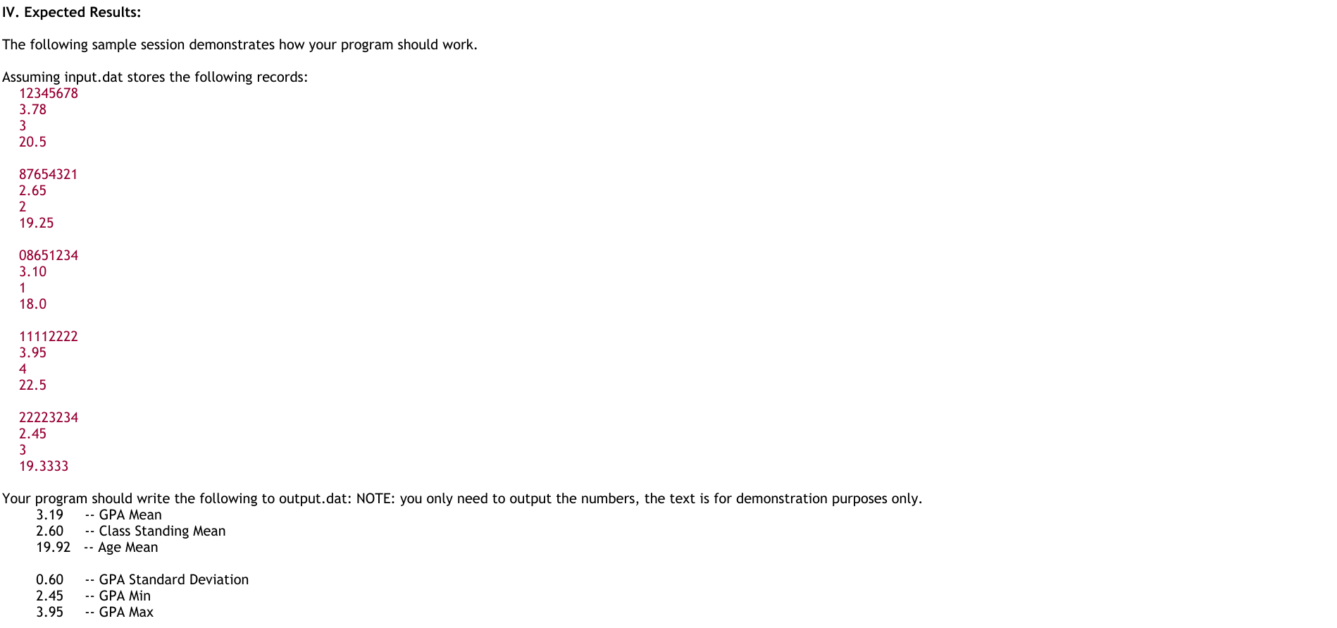 Solved I. Learner Objectives: *** *** At the conclusion of | Chegg.com