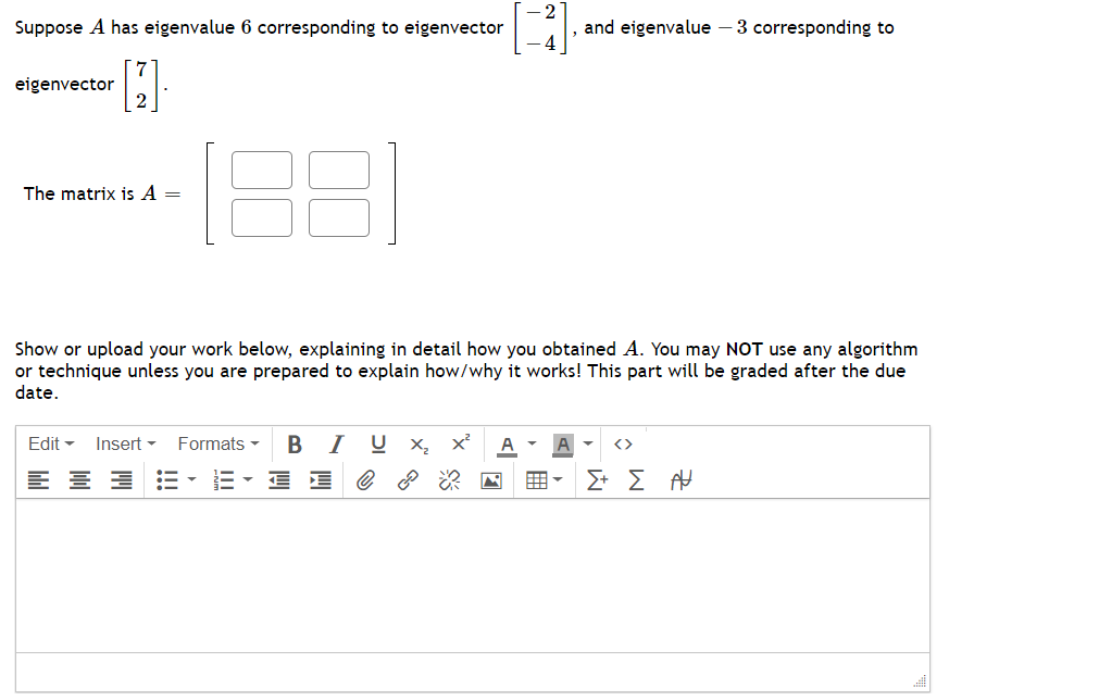 Solved IMPORTANT: Prove a relevant axiom of linear algebra | Chegg.com