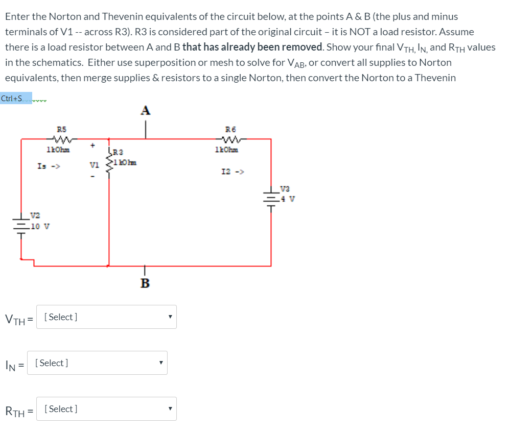 Solved Options for Vth= 4.67V, 3.33V, 33.3V, 14.7V, 10.0V, | Chegg.com
