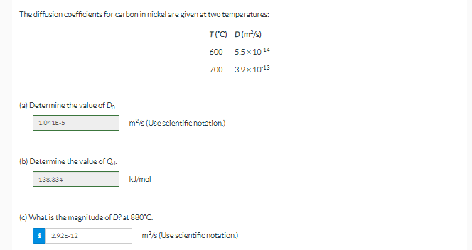 Solved can't find C already tried answers 2.92E-12 , | Chegg.com