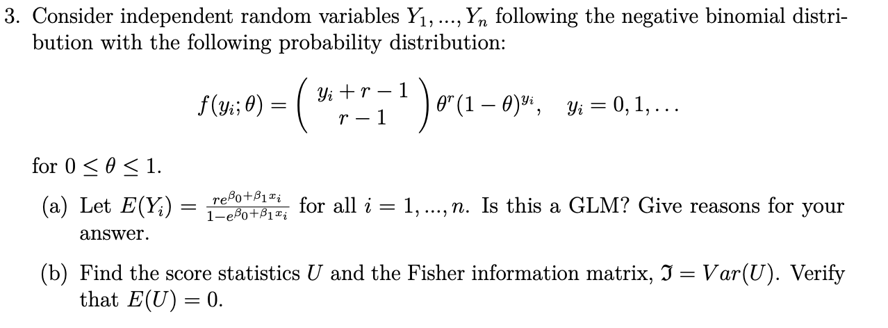 3. Consider independent random variables Y1,…,Yn | Chegg.com