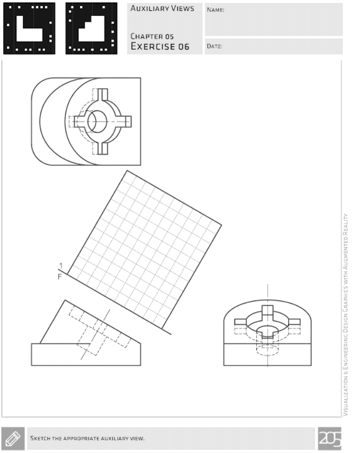 Solved AUXILIARY VIEWS NAME: CHAPTER 05 ExERCISE 06 DATE | Chegg.com