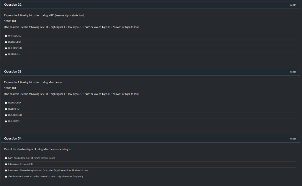 Solved Express the following bit pallern using NRZ1 (assume | Chegg.com