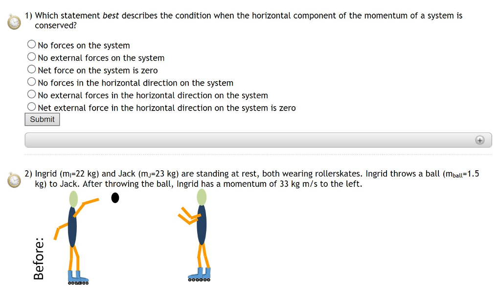 Solved 1) Which statement best describes the condition when | Chegg.com