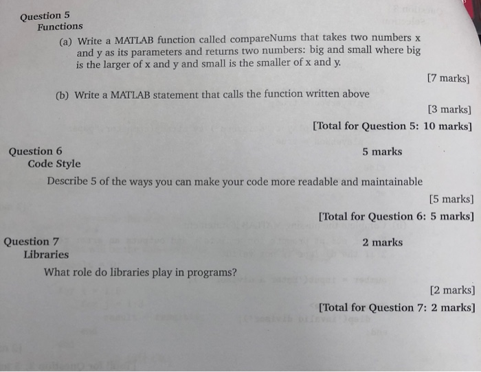 Solved: Question 1 Variables And Operators 5 Marks Write M... | Chegg.com