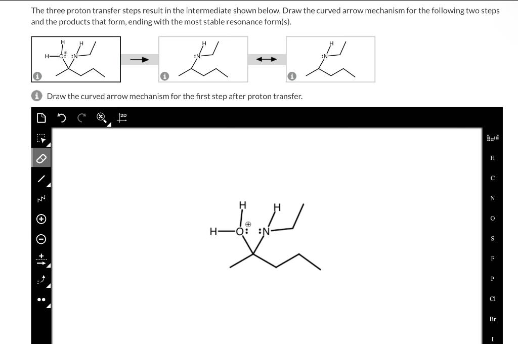 [Solved]: he three proton transfer steps result in the int