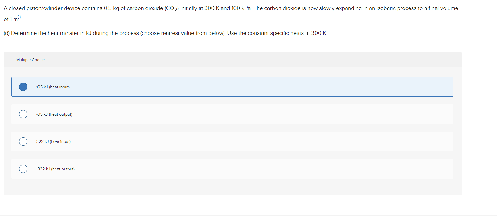 Solved A closed piston/cylinder device contains 0.5 kg of | Chegg.com