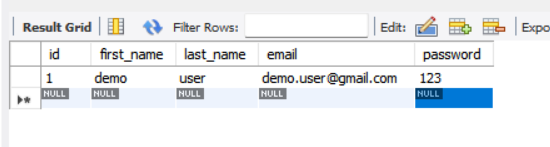 Solved /** ﻿TODO ﻿ * ﻿Implement DAO method used login user | Chegg.com