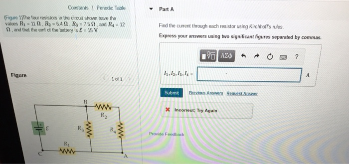 Solved Constants Periodic Table PartA Figure 1)The four | Chegg.com