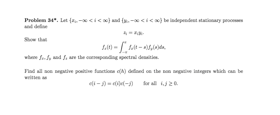 Solved Problem 34*. Let {li, - | Chegg.com